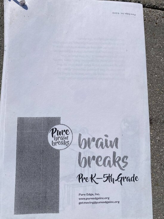 Other | Brain Breaks Prek 5th Grade By Pure Edge Classroom Booklet ...